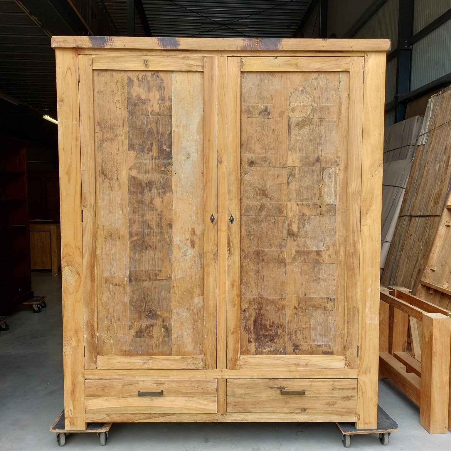 Dichte kast xxl - Specialist in Teak Maatwerk