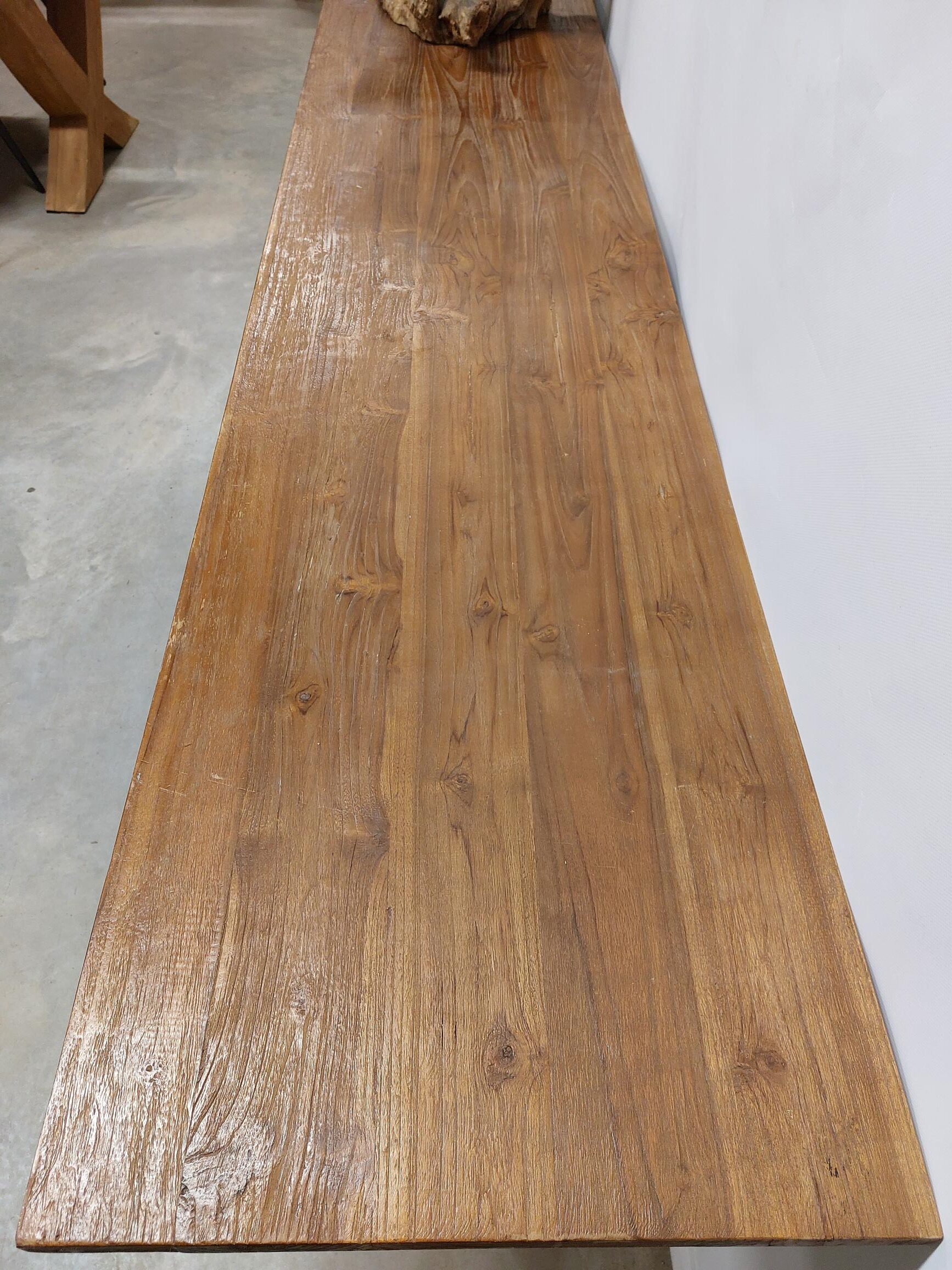 Sidetable 250cm - Specialist in Teak Maatwerk